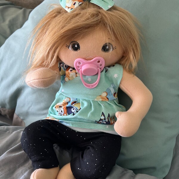 Swaddle Baby, Easter Baby Doll - Blonde Blue Eye Baby Doll - OOAK Baby ...