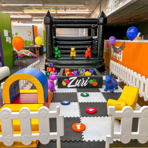 Black Ball Pit, Soft Play Equipment, Baby Ball Pool, Activity Toy ...