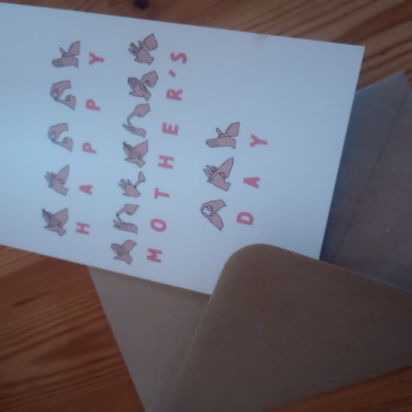 British Sign Language Father's Day Card | BSL Father's Day Card ...