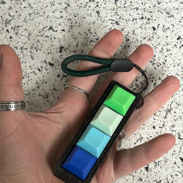 Mechanical Switch Clicky Fidget White Th W/ Strap Keyboard Switch, ASMR ...