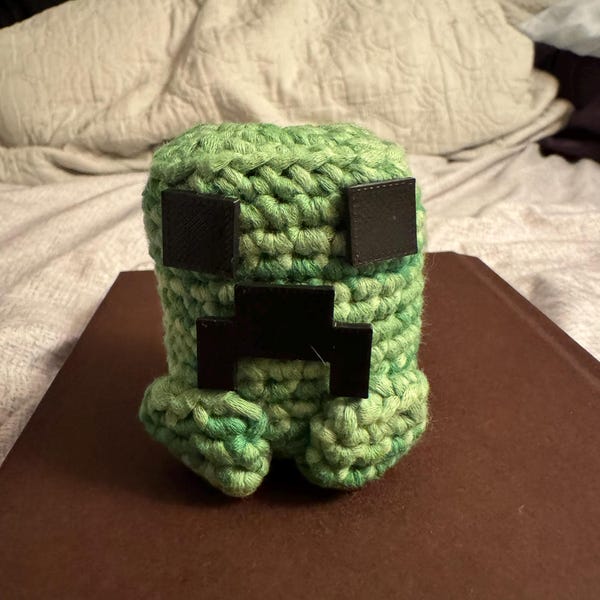 Printed Creeper Safety Eyes and Mouth for Amigurumi (quantity is in ...