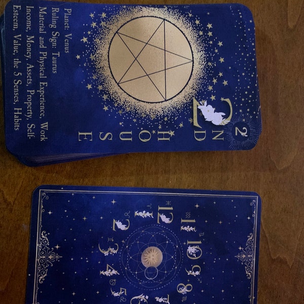 Celestial Fortune, Astrology Oracle Deck, Tarot Size Oracle Cards ...