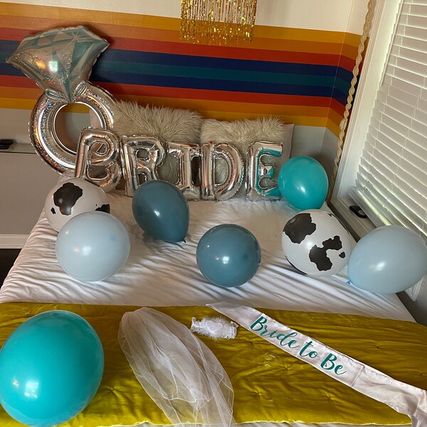 34 Rose Gold Letter & Number Balloons Helium Fill Balloon Mylar Foil ...