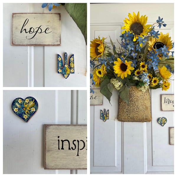 Exclusive Handmade Christmas Ornaments Set of Wood, Hand Painted ...