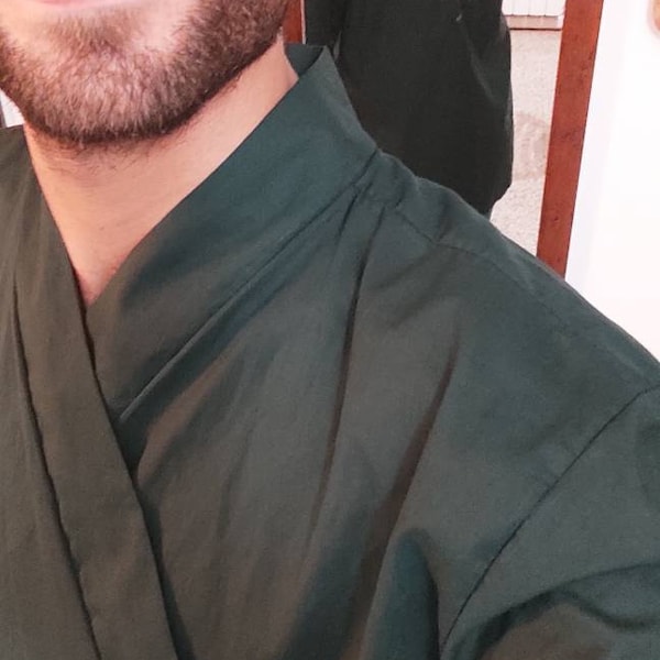 Jinbei Shirt Sewing Pattern | Japanese Kimono Robe Pattern | Pattern ...