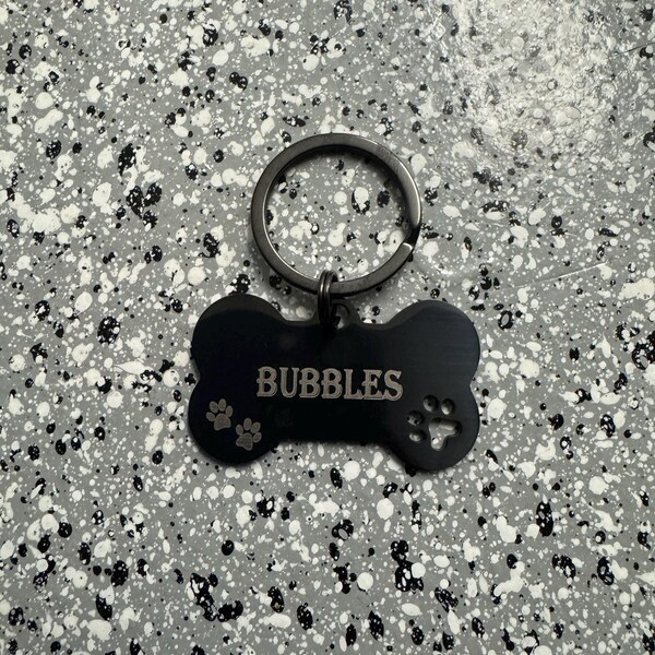 Cute Dog Tag Personalized for Dog, Custom Bone Dog Tags, Dog Name Tags ...