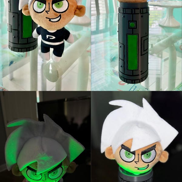 Danny Phantom Keychain Plush - Etsy