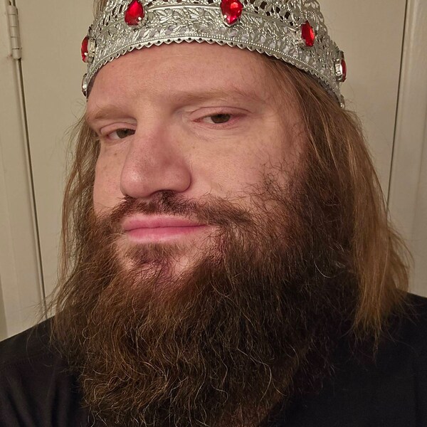 Couple Crowns King Crown for Men, Queen Crown, Man's Crown, Royal Blue ...