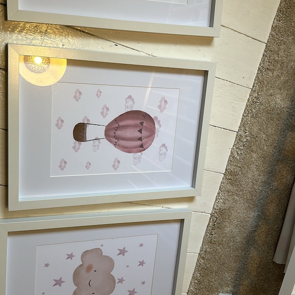 Alphabet and Numbers, Pink ABC, Educational Wall Art, Girls Alphabet ...