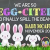 PRINTABLE We're Adding Some Bunny New to Our Family Chalkboard Easter ...