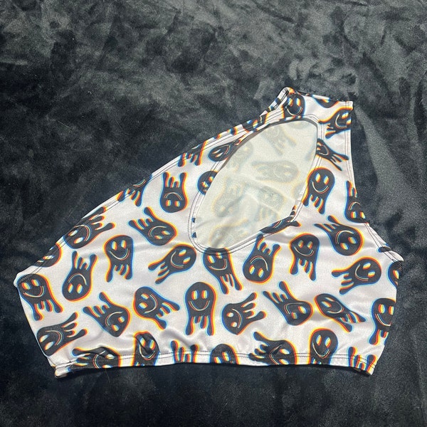 Reflective Rave Top, Rave Outfit, Sports Bra, Rave Tank Top, Rave ...