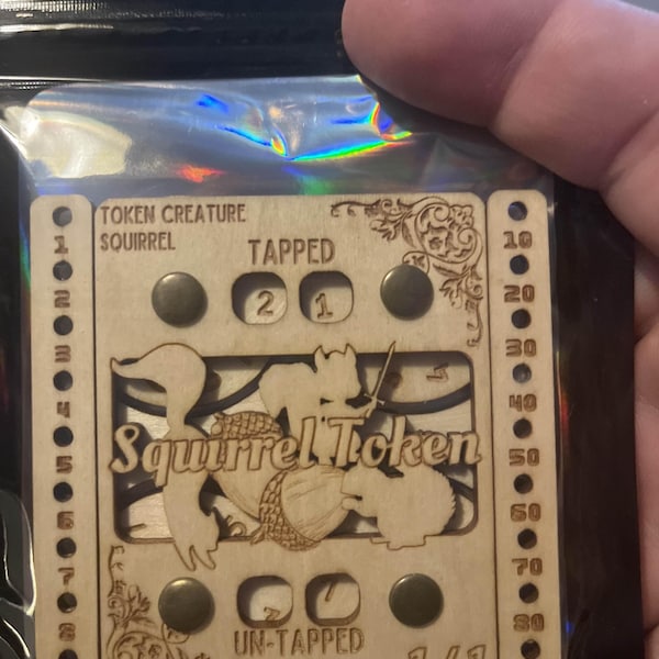 Dual 0-99 MTG Elf Token Counter/wood Proxy Counts Tapped & Untapped - Etsy