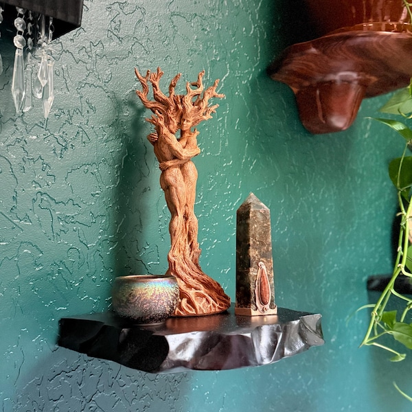 Amor Silvanus: Embracing Dryads Statue | Mythical Forest Creature ...