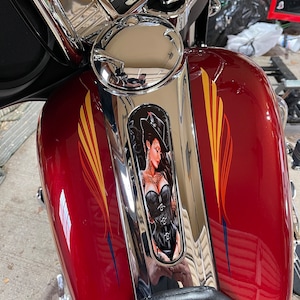 Harley Davidson Custom High Flow Round Air Cleaner Cover & | Etsy