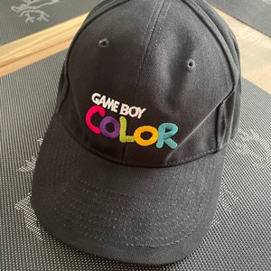 Nintendo Gameboy Colour Embroidered Baseball Cap Gamer Gaming Retro ...