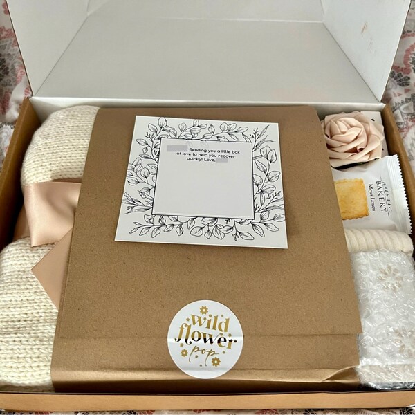 Classy Gift Box for Women, Cozy Gift Box With Blanket, Spa Gift Basket ...