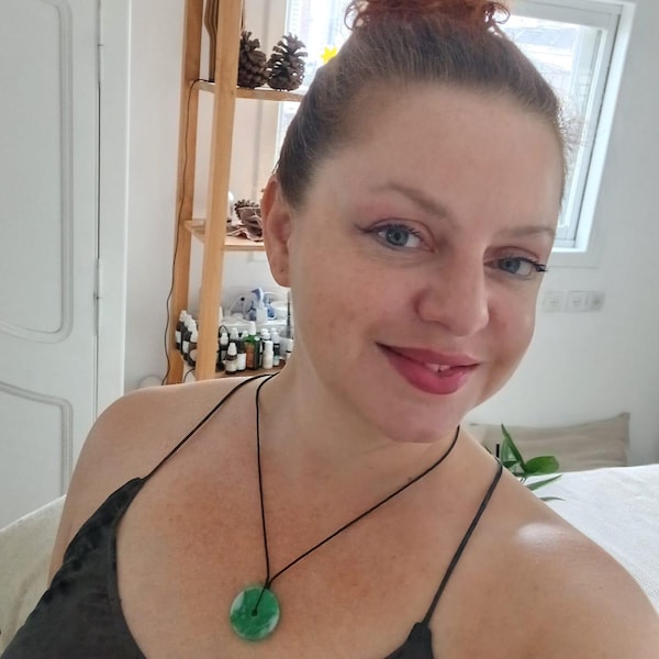 Jade Pendant, Green Jade Necklace, Jade Necklace, Green Gem Jewelry ...