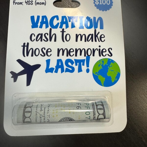 Personalized Birthday Money Holder Card, Unique Birthday Gift, Cash ...