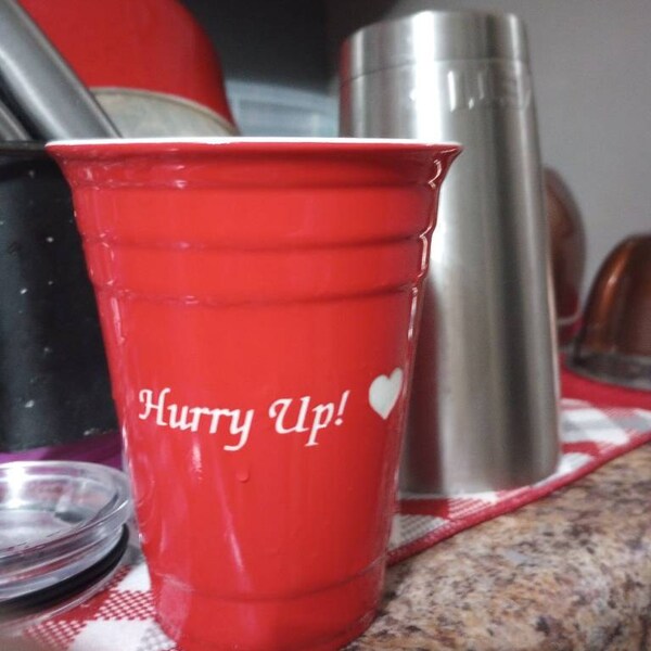 Personalized Red Uno Cup, Custom Uno Cup, Engraved Cup, Ceramic Uno Cup ...