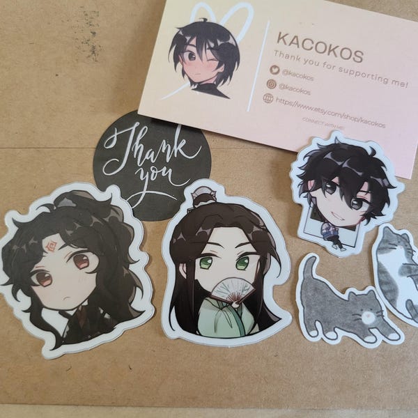 MXTX Stickers - Grandmaster of Demonic Cultivation, Heaven Official's ...