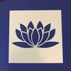 Stencil, Lotus Flower Stencil, Reusable Lotus Stencil - Etsy