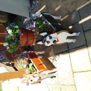 Pattern German Shepherd Planter Wood Planter Animal - Etsy