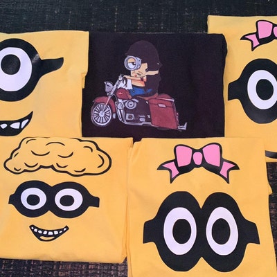 Minions Faces Vector Bundle / Despicable Me Clip Art Svg, Eps ...