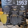 Custom 60th Birthday Poster, 1964 Sign Board, Born in 1964, Photo ...