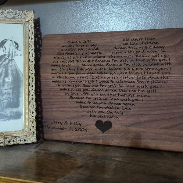 Engraved Poem, Personalized Poem in Wood, Handwritten Heirloom, Child's ...