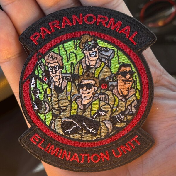 Paranormal Elimination Unit Patch - Etsy