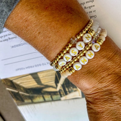 Neutral Stack, Neutral Bracelets, Bead Bracelets, Womens Bracelets ...