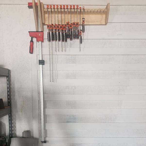DIY French Cleat Clamp Rack Bundle - Digital Build Plans / Woodworking ...