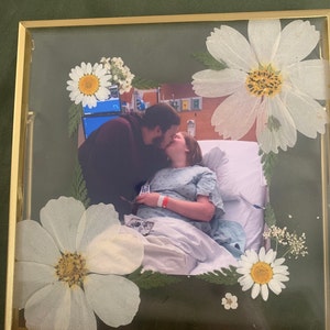 Pressed Flower Photo Frame Flower Frame Custom Photo Frame Pressed ...