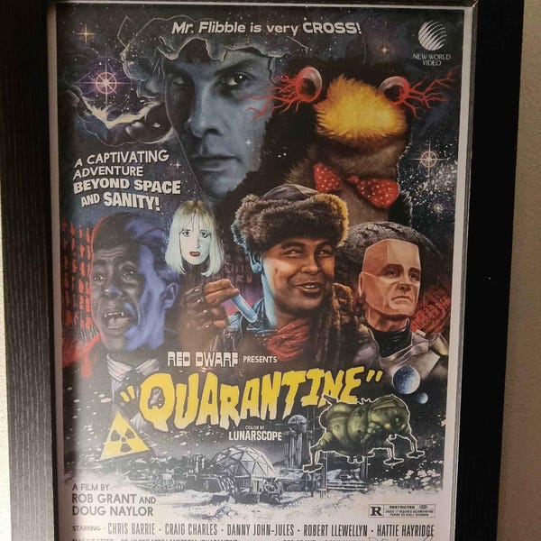 Red Dwarf 'psirens' Signed Limited Edition A3 Vintage Poster. Retro ...