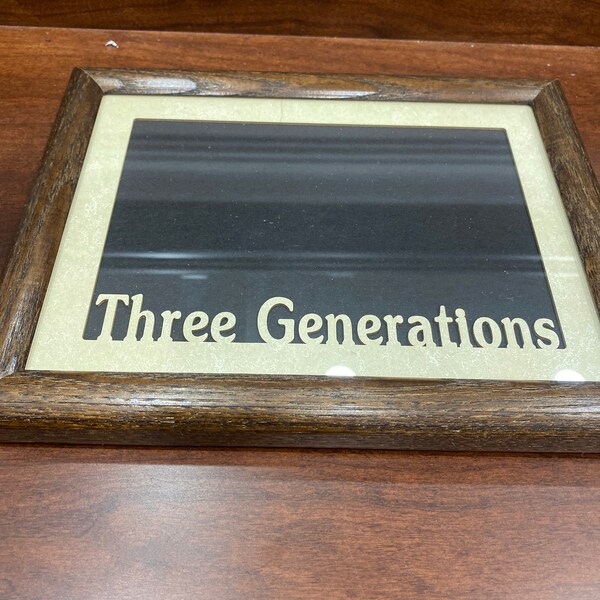 5x7 Jumbo, Generations Picture Frame - Three, Four, or Five Generations ...