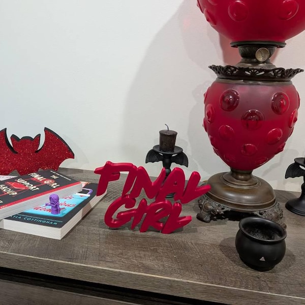 Cult Horror Sign / Horror Logo / Bookcase Display / Shelf Display - Etsy