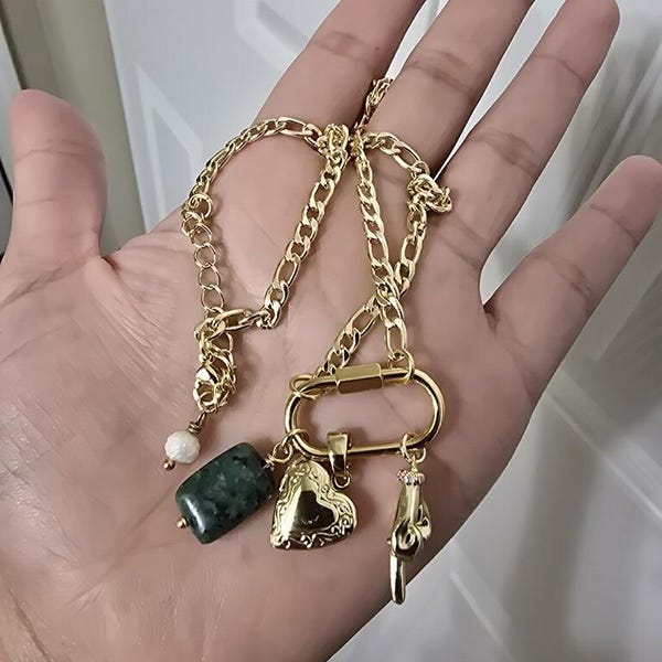 Custom Gold Charm Bracelet DYO Design Your Own - Etsy