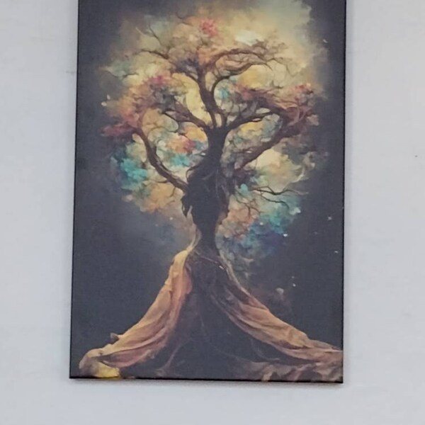 Fantasy Female Tree of Life | Mother Nature | | Gaia Goddess | Magical ...