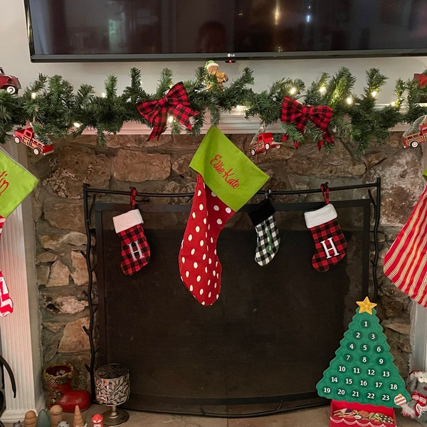 Christmas Stocking | Family Christmas Stockings | Handmade Christmas ...