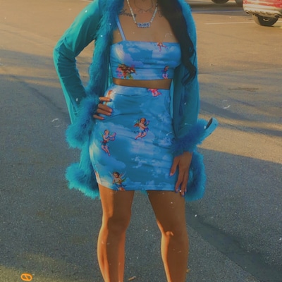 Red Ryder Robe ROBE ONLY rave Wear festival Outfit rave - Etsy