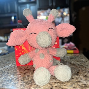 PATTERN: Plush Gemma the Giraffe Pattern Amigurumi Chunky Giraffe ...