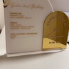 Bar Menu With 3D Cutout in Double Acrylic Arch + Scallop Edge Arch - Etsy