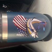 Shark Diver Down Sticker Scuba Dive Diving Flag Laptop Cup Cooler Car ...