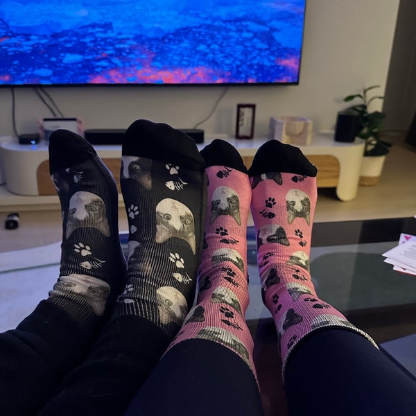 Custom Pet Socks, Dog Socks, Pup Socks, Dog Lover Gift, Cat Socks ...