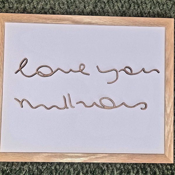 Bespoke Hand Writing Sign | Hand Written | Anniversary Gift | Birthday ...