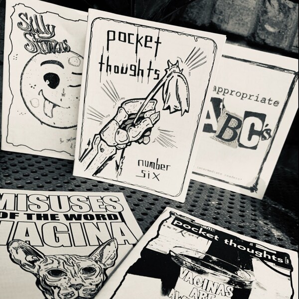 Inappropriate Abc's Zine With R-rated Alphabet and Funny Punk Comic ...