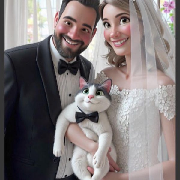 Custom Pixar-style Character, Personalised Family Portrait, Customized ...