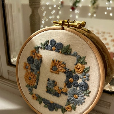 Stitch Along Embroidery Pattern / Digital Download Beginner Embroidery ...