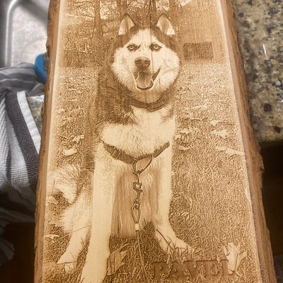 Hunting Memorial Engraving Custom Design Personalized Photo on Wood ...