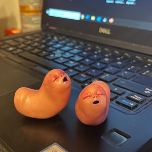 Polymer Clay Creepy Cute Weird Figurines/ Baby Nuggets - Etsy